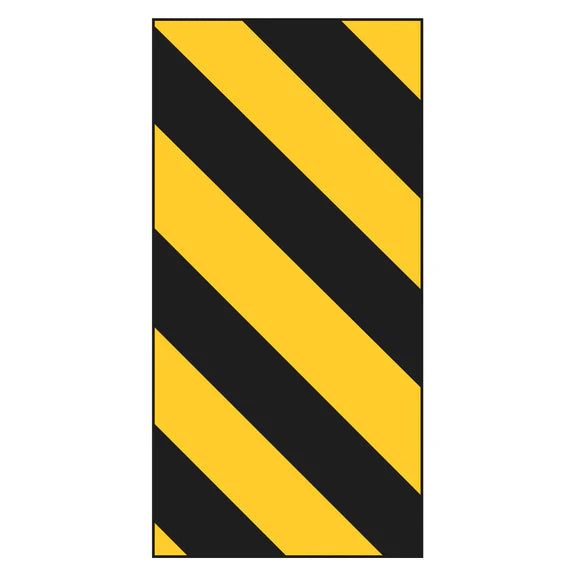 Supplementary Marker - Yellow / Black Stripe – Premium Nameplates