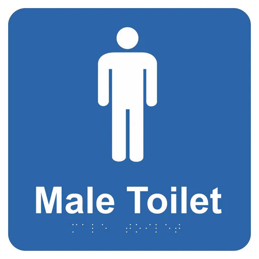 Braille Sign - Male Toilet – Premium Nameplates