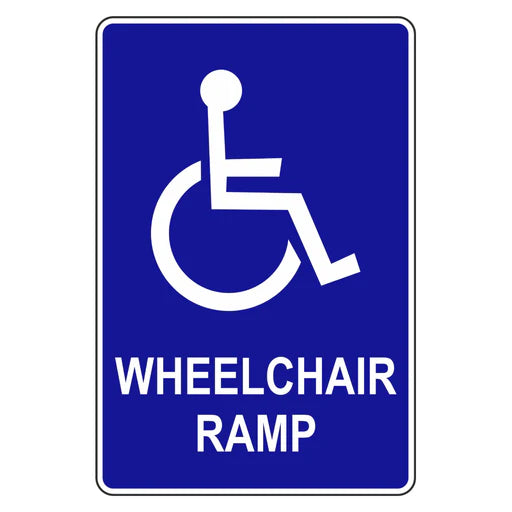 Car Park Sign - Wheelchair Ramp – Premium Nameplates