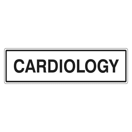 Cardiology Sign – Premium Nameplates