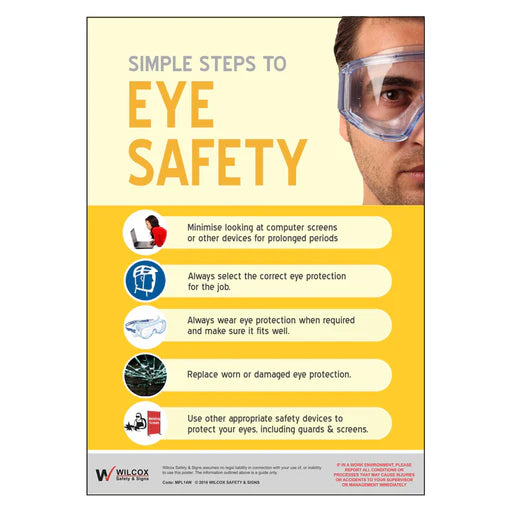 Eye Safety Poster – Premium Nameplates