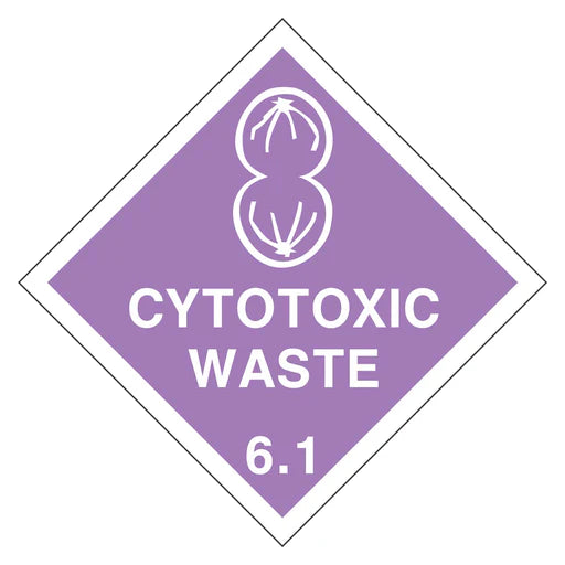Hazchem Sign - 6.1 Cytotoxic Waste – Premium Nameplates
