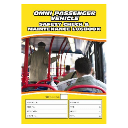 Omni Passenger Vehicle Safety Check & Maintenance Log Book – Premium ...