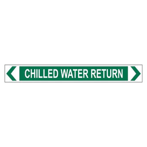 Pipe Marker - Chilled Water Return – Premium Nameplates