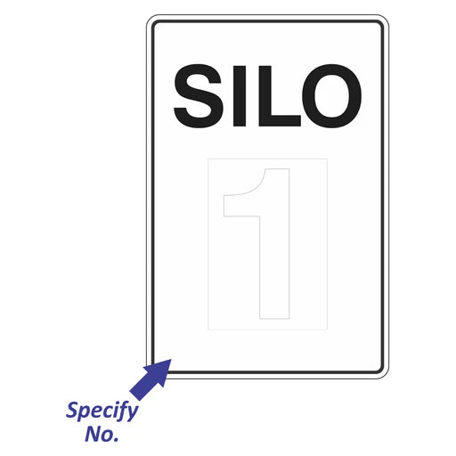 Silo Number Sign – Premium Nameplates