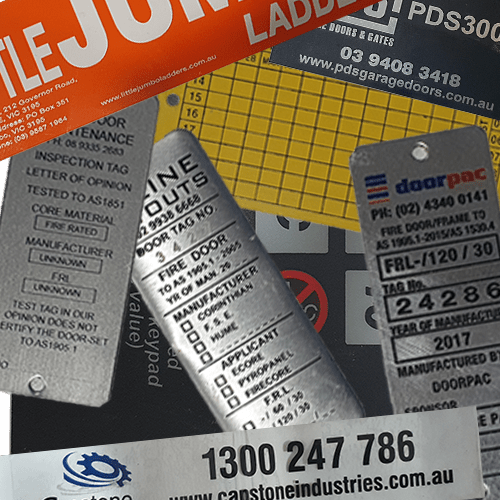 Fire Door Tags | Premium Nameplates